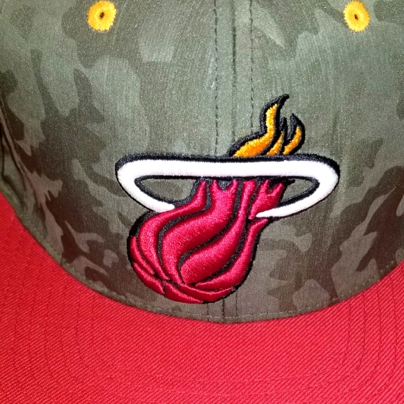 Mitchell & Ness | Accessories | Miami Heat Basketball Hat Cap | Poshmark